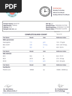 CBC Test Report Format Example Sample Template Drlogy Lab Report | PDF ...