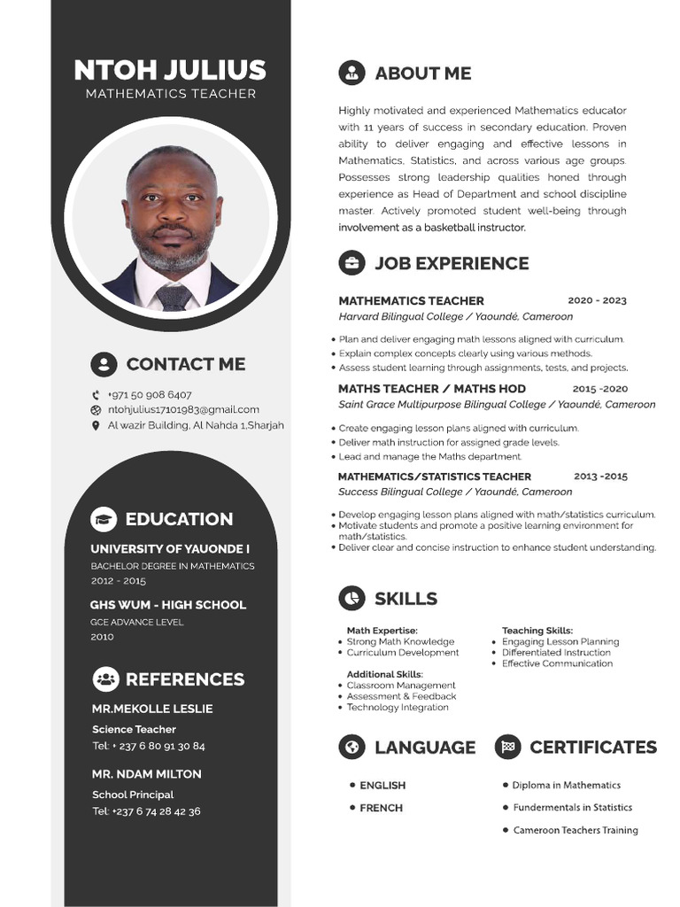 CV-Ntoh Julius | PDF