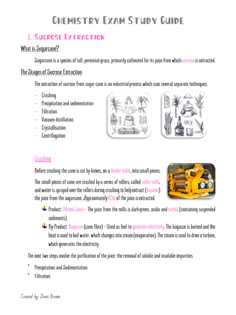 Chemistry Exam Study Guide - 2022 | PDF