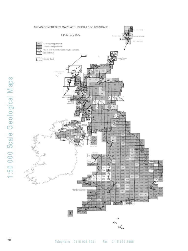 BGS 1:50,000 Geological Map Overview | PDF | Ordnance Survey | Geology