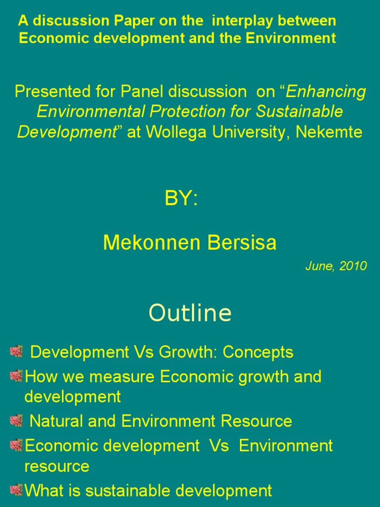 Environmental and Development | PDF | Sustainability | Economic Growth