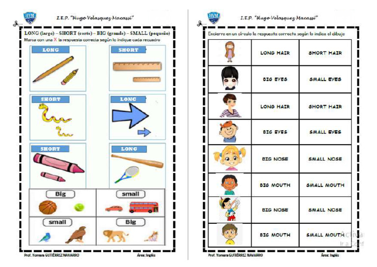 2do - Long Short Big Small - Editado | PDF