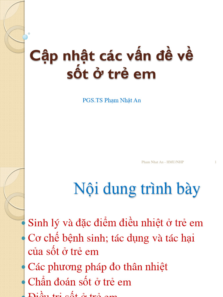 TNTK - Bài Giảng Sốt 2012 | PDF