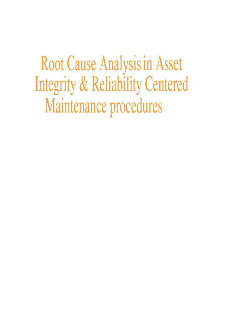 Root Cause Analysis-1 | Download Free PDF | Reliability Engineering | Gear
