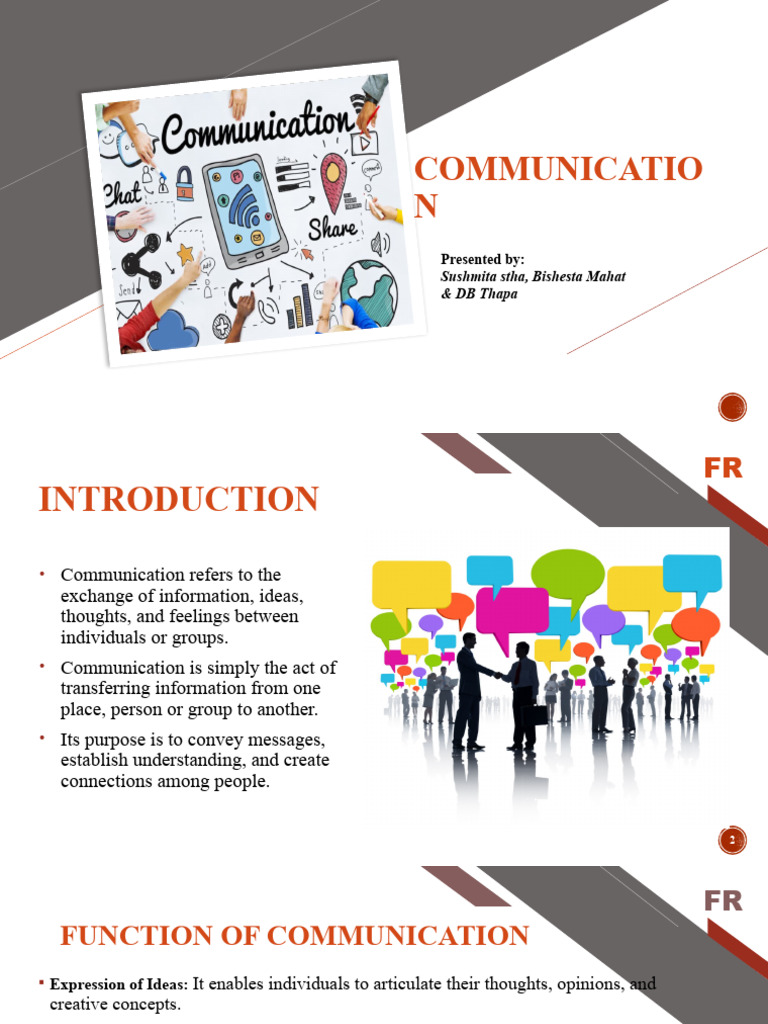 Communication ppt | PDF | Communication | Information