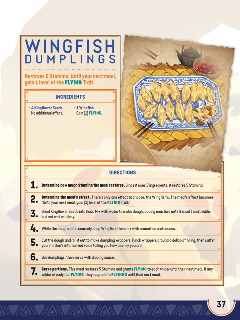WILDERFEAST - Quickstart 1.5 (43-70) | PDF | Flour | Dumpling