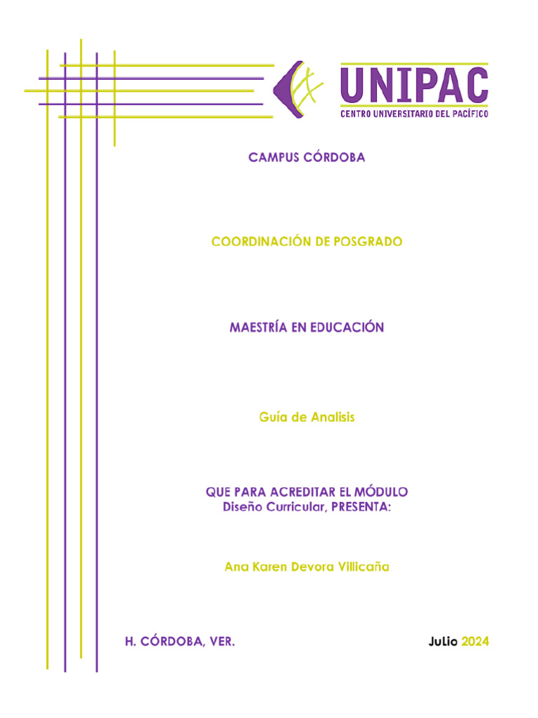 Guiaanalisis Devora | PDF | Maestros | Educación de la primera infancia