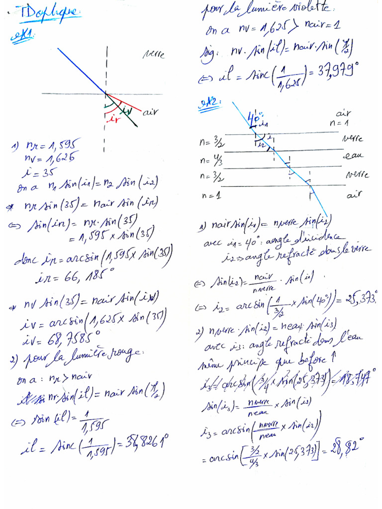 TD 1 Corrigé 1 | PDF
