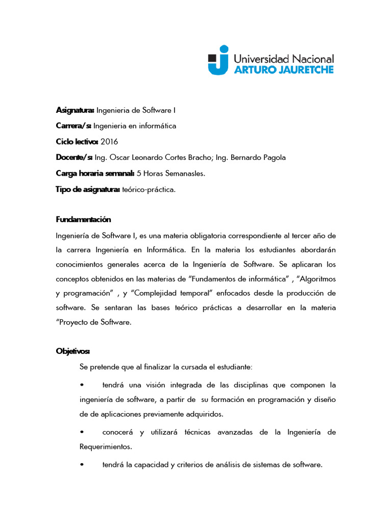 Ingenieria En Software I Pdf Software Ingeniería De Software 9535