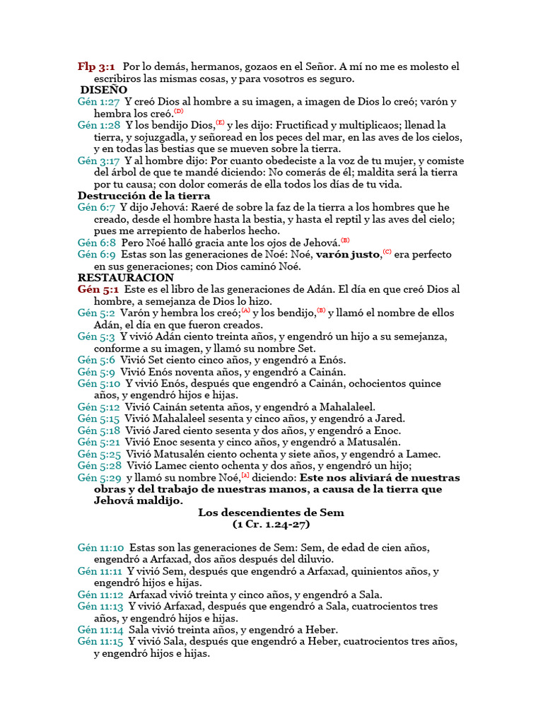 BENDICION GENERACIONAL...RESTAURACION.. | PDF | Cristo (título) | Creencia religiosa y doctrina