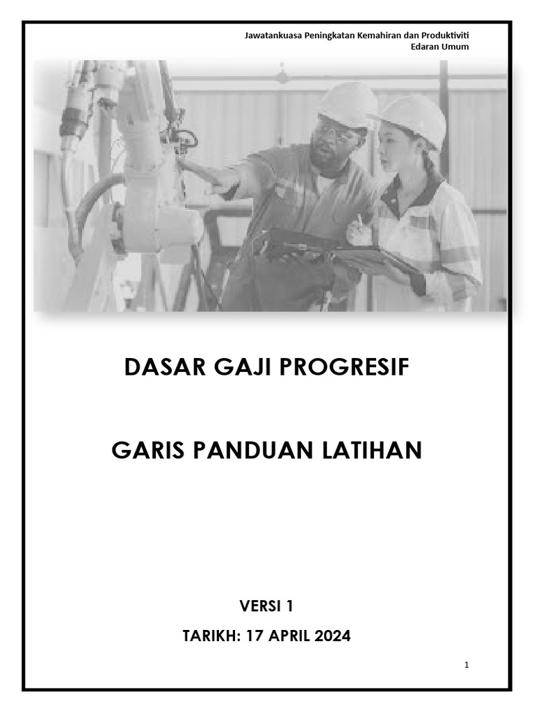 Garis Panduan Latihan Dasar Gaji Progresif | PDF | Bisnis