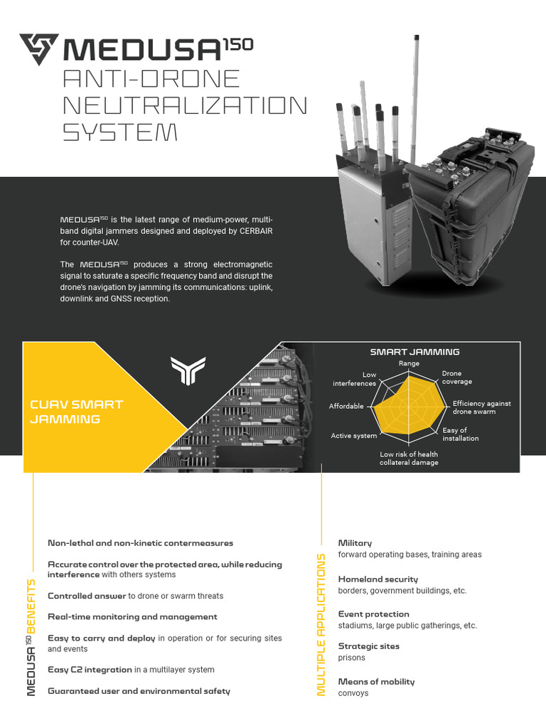 MEDUSA 150 Product Sheet | PDF | Unmanned Aerial Vehicle ...