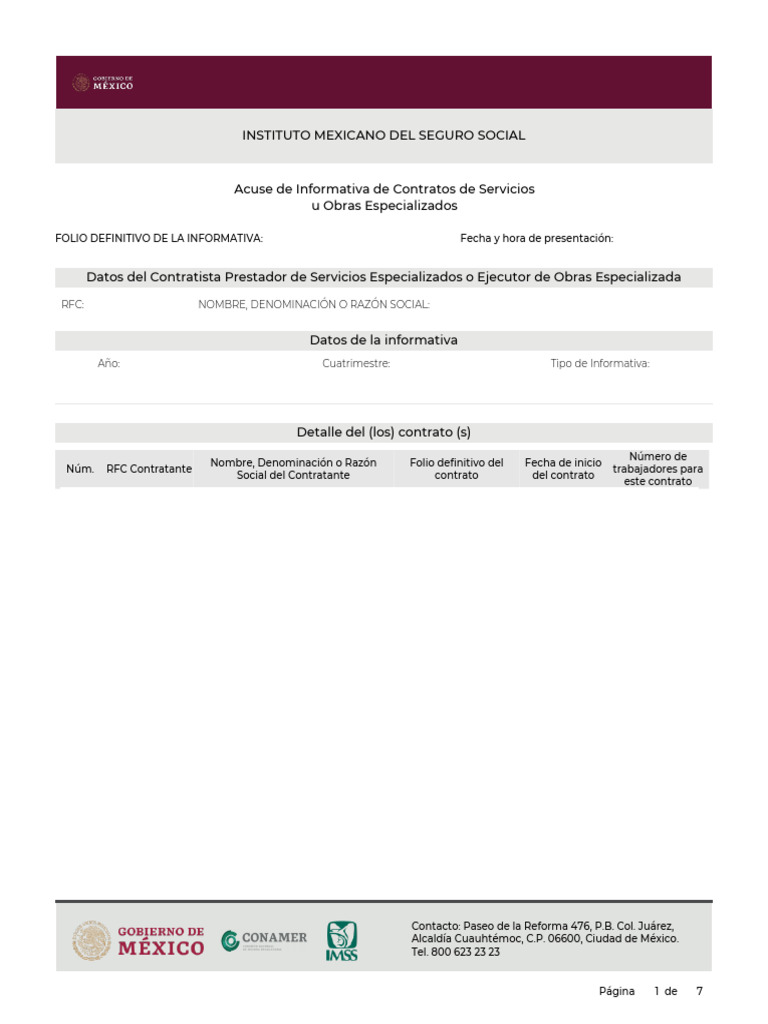 ACUSE ICSOE | Descargar gratis PDF | México