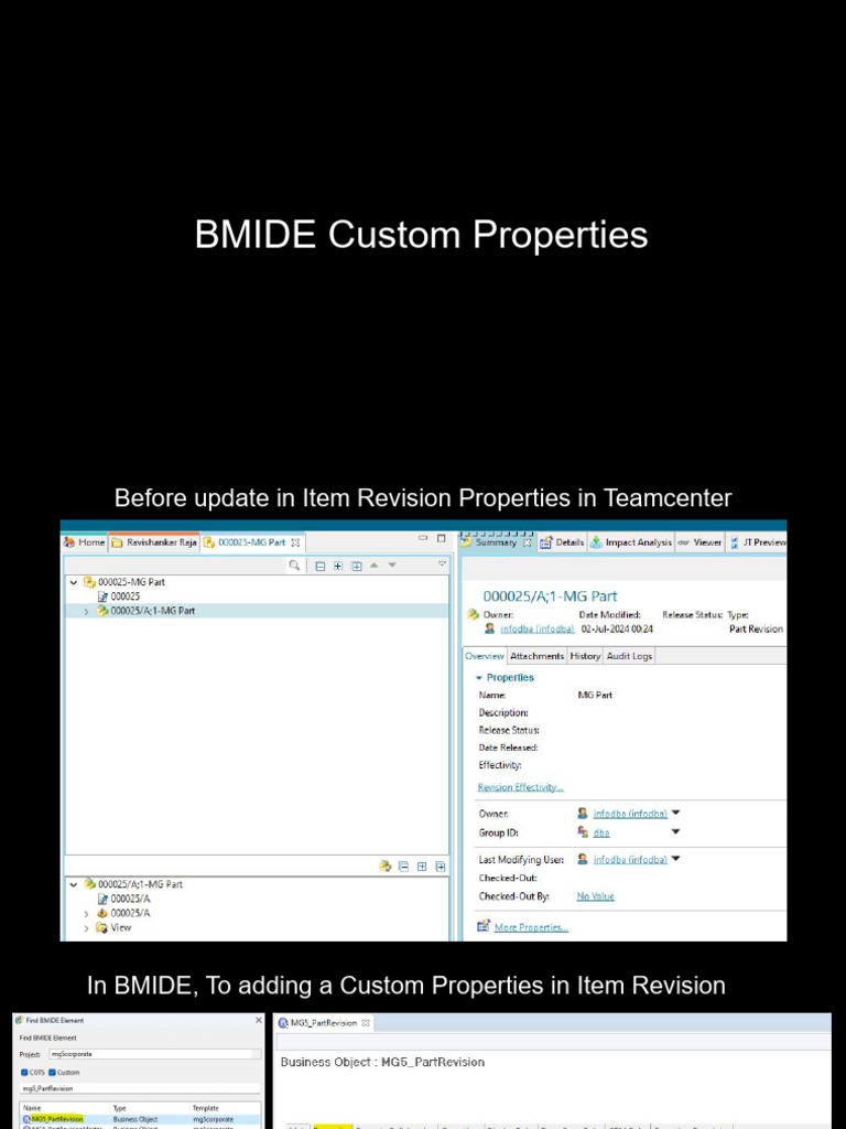 BMIDE Custom Properties | PDF | Computers
