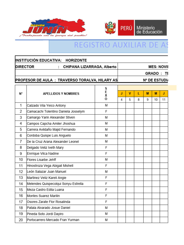 3ro de Primaria Lista Oficial | PDF
