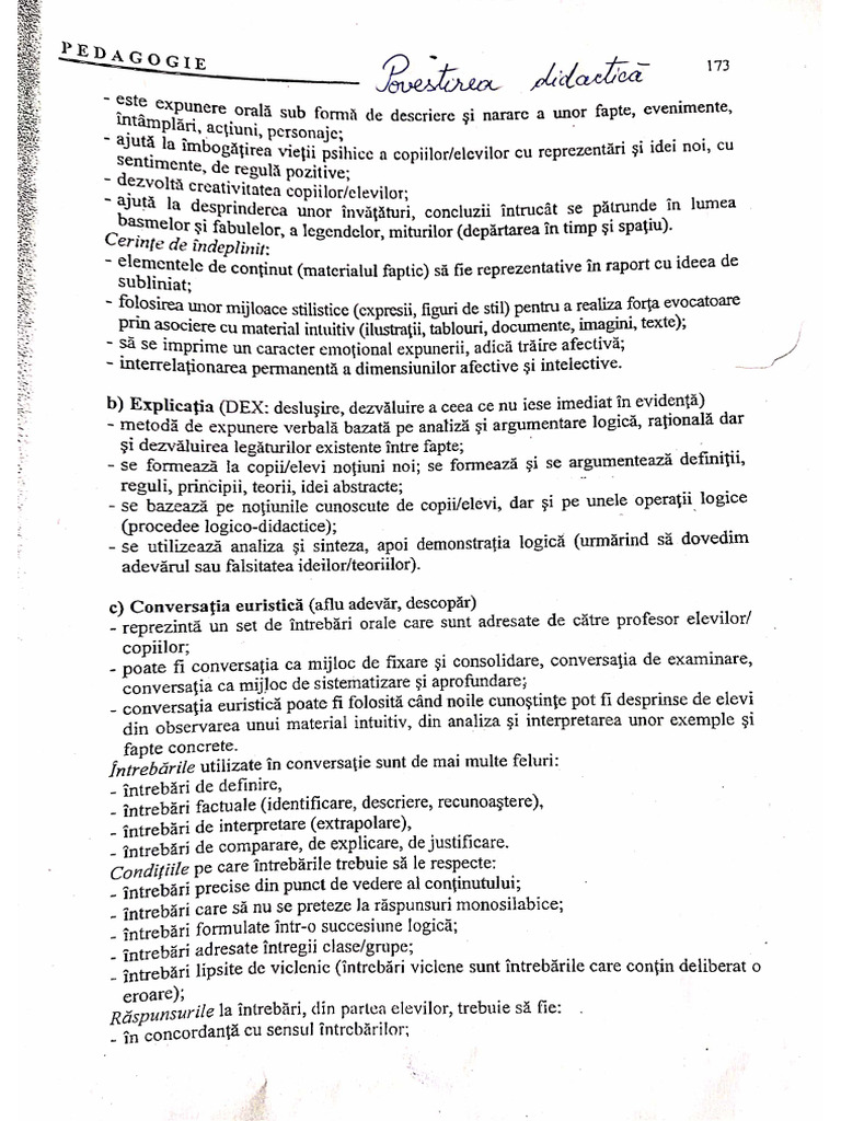 Metode Didactice XIV 3.irina Dilbea | PDF