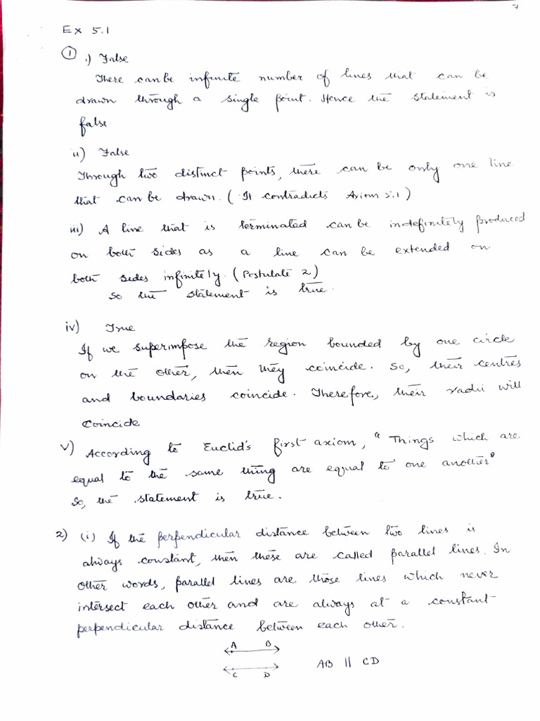 Chap 5 - (9) Maths Cbse | PDF