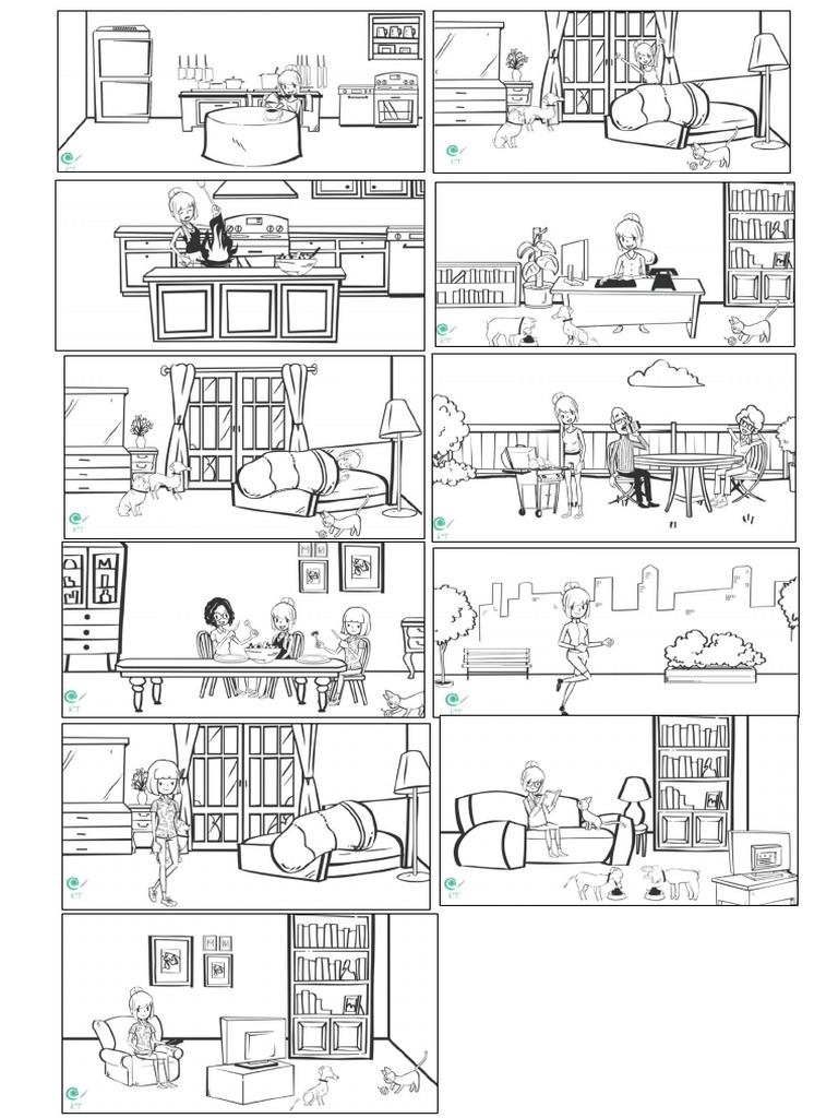 Repaso de Presente Simple Routines | PDF