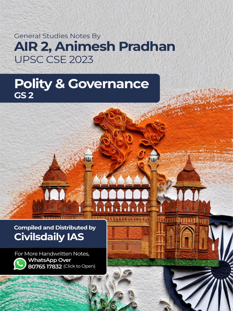 Animesh Pradhan Air 2 Polity Governance Pdf