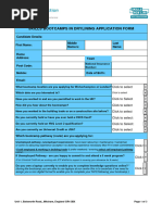 Application For A Trade Test | PDF | Apprenticeship