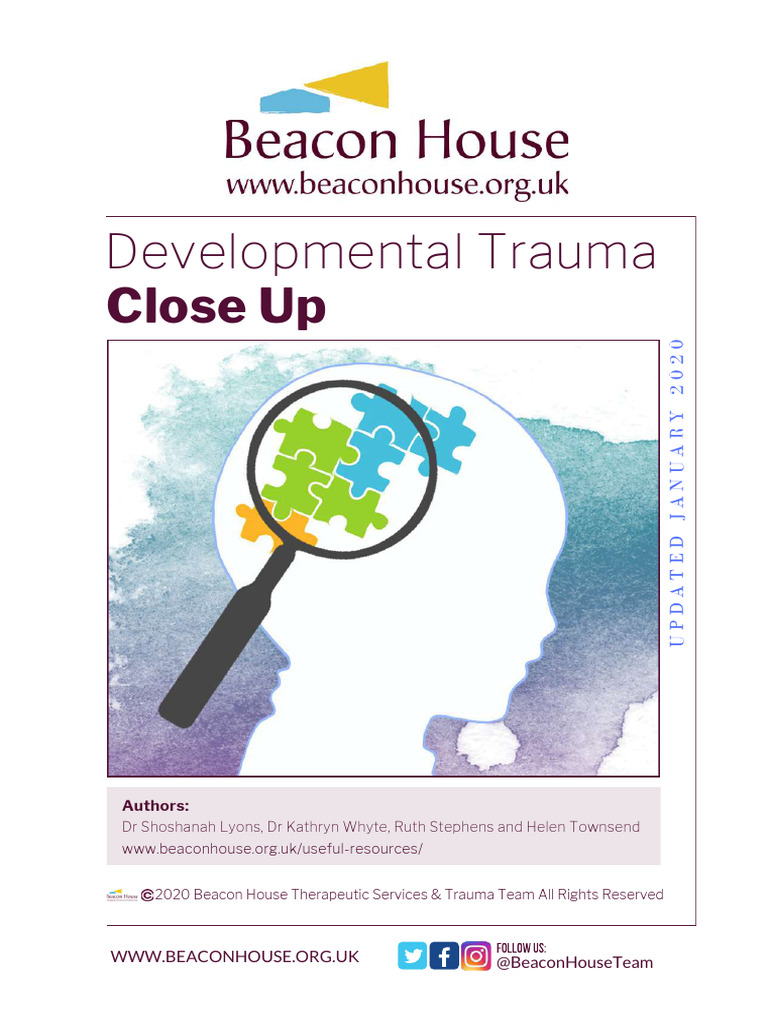 Beacon House Developmental Trauma | PDF | Psychological Trauma ...