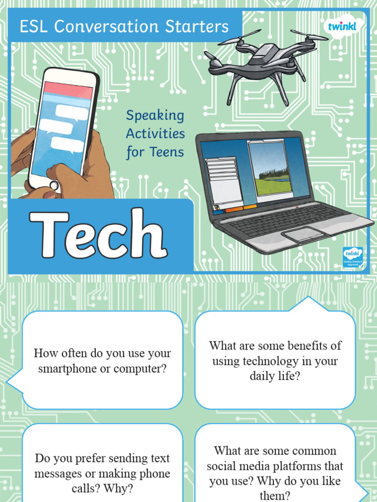 Technology Discussion Questions for Teens | PDF | Telephone | Virtual ...