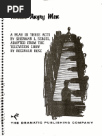 12 Angry Men ACT 1 | PDF