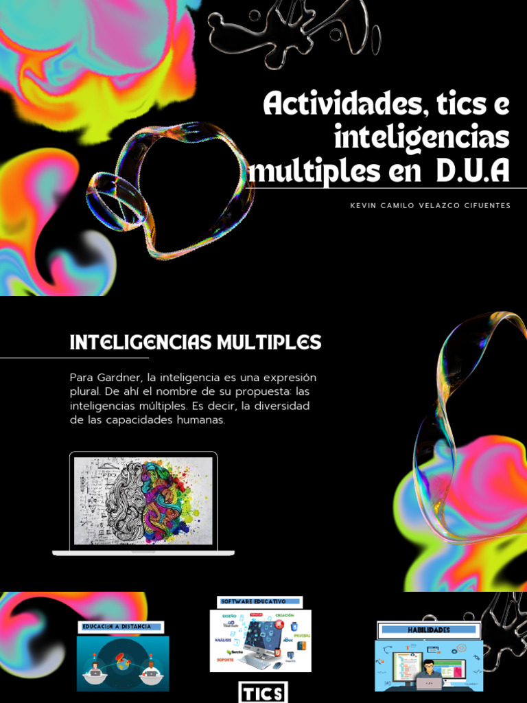 Actividades, Tics, e Inteligencias Múltiples | PDF | Aprendizaje | Ciencia cognitiva