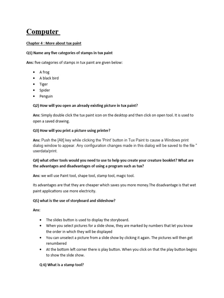 Class 4 Notes | PDF | Trees | Leaf