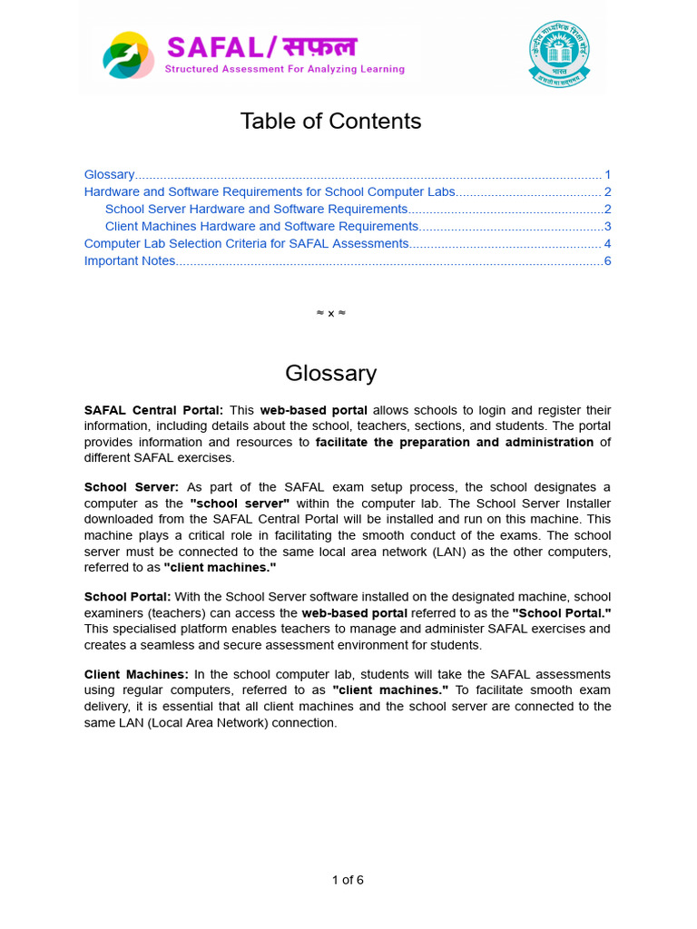 SAFAL 2024-25 Digital Infrastructure Requirements | PDF | Server (Computing) | Operating System