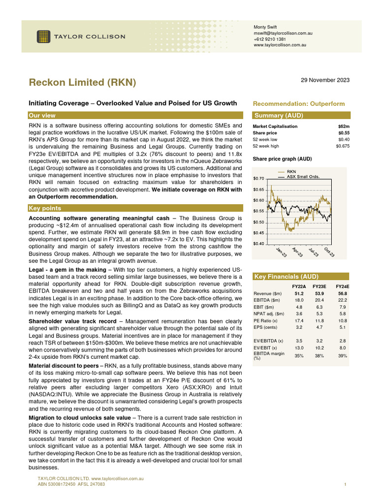 RKN-Initiation-Report | Download Free PDF | Mergers And Acquisitions | Enterprise Resource Planning