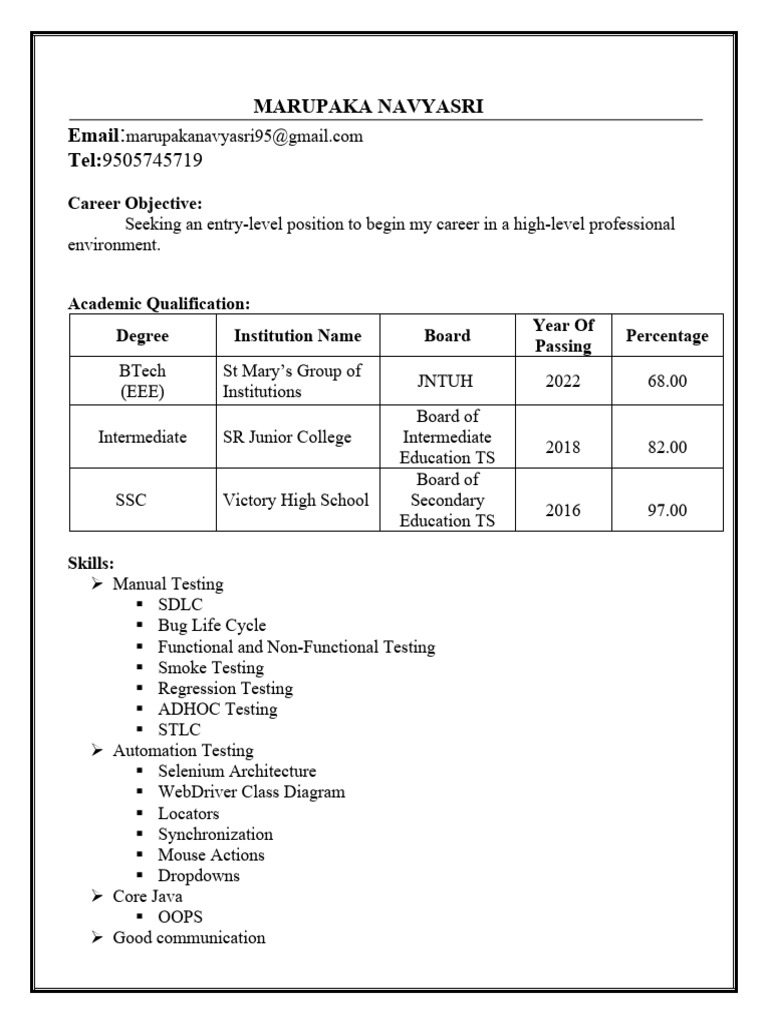 MA CV | PDF | Selenium (Software) | Software Engineering MA CV | PDF | Selenium (Software) | Software Engineering
