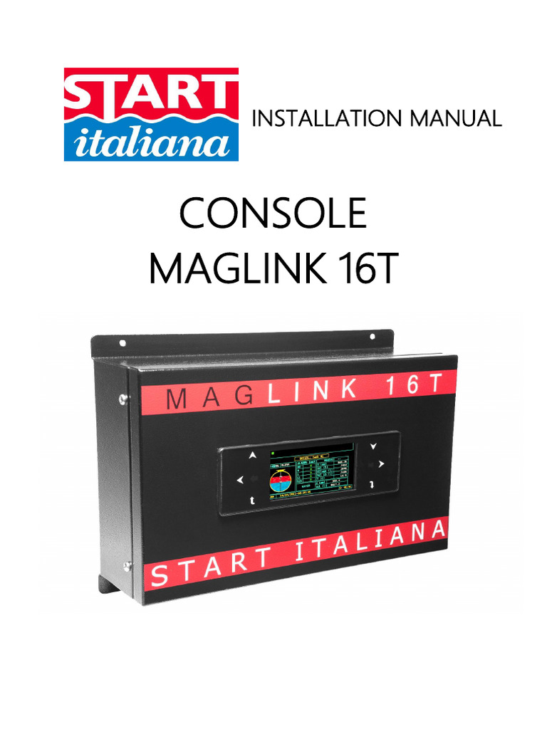 Start Italiana Maglink 16T Console Technical Guide | PDF | Comma Separated Values | Command Line ...