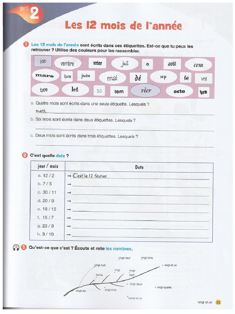 Parachute 1 Cahier Unité 2 | PDF