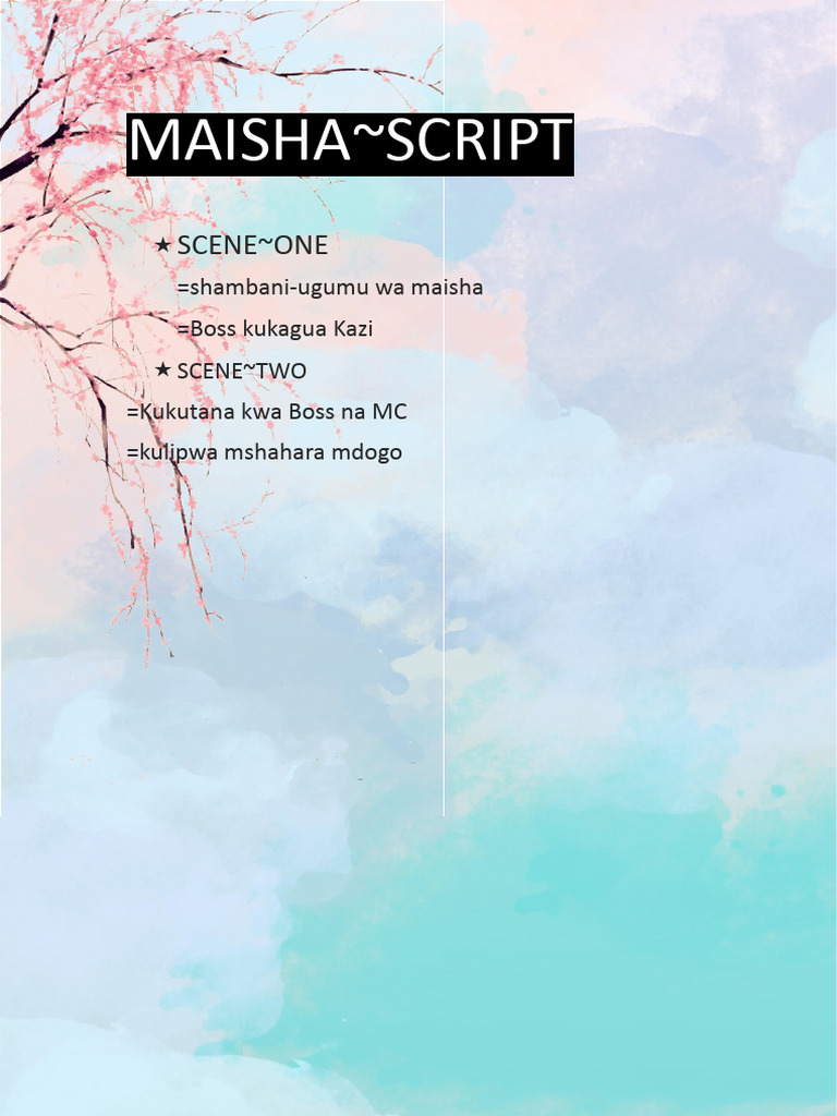 Maisha | PDF