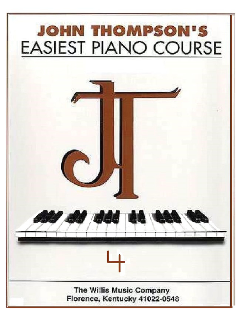 4cursojohn Thompson - Easiest Piano Course Part 4 - 0000 | PDF