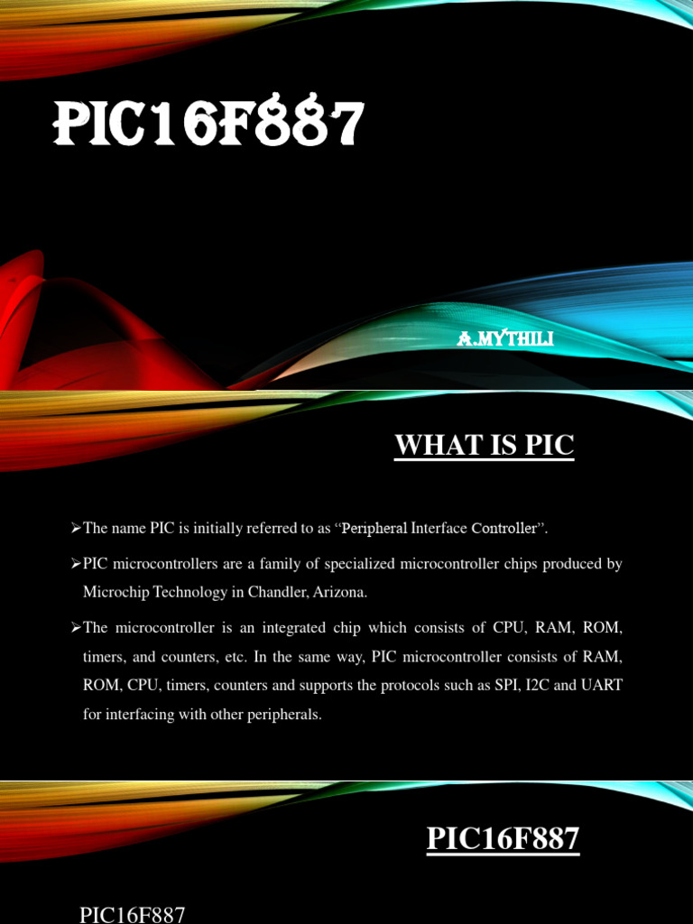 Pic16f887 Introduction | PDF | Microcontroller | Computer Architecture