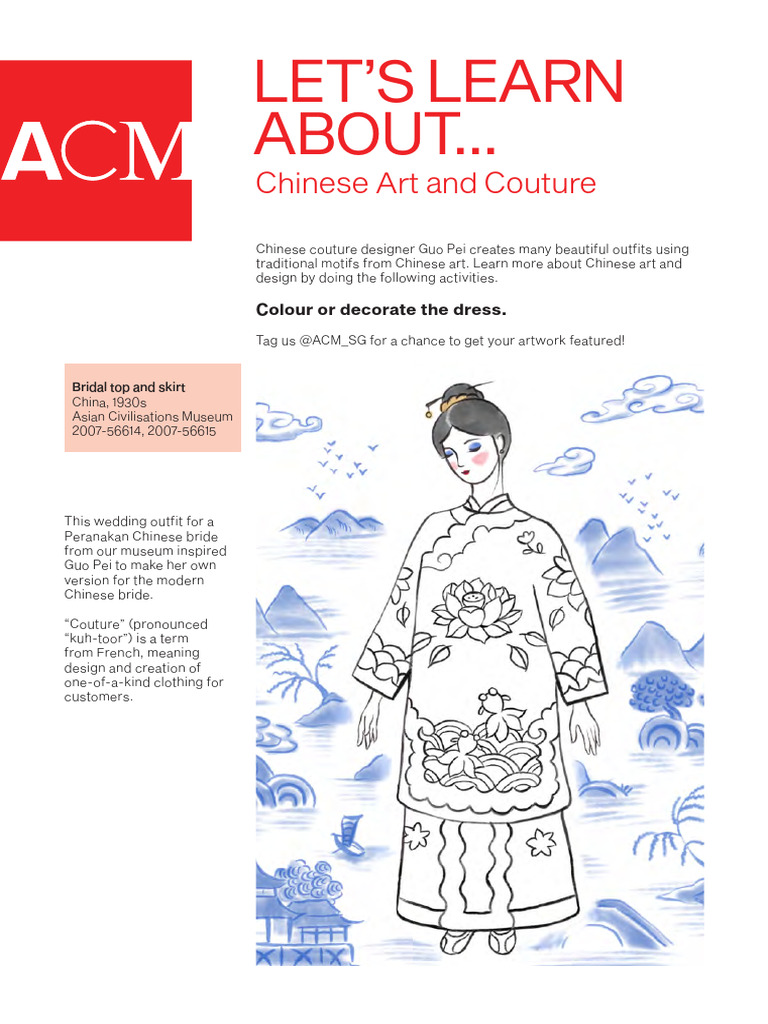 Chinese Art in Couture Design | PDF | Clothing