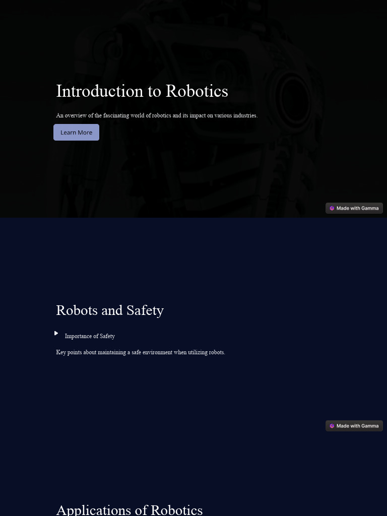 Robotics Explained | PDF