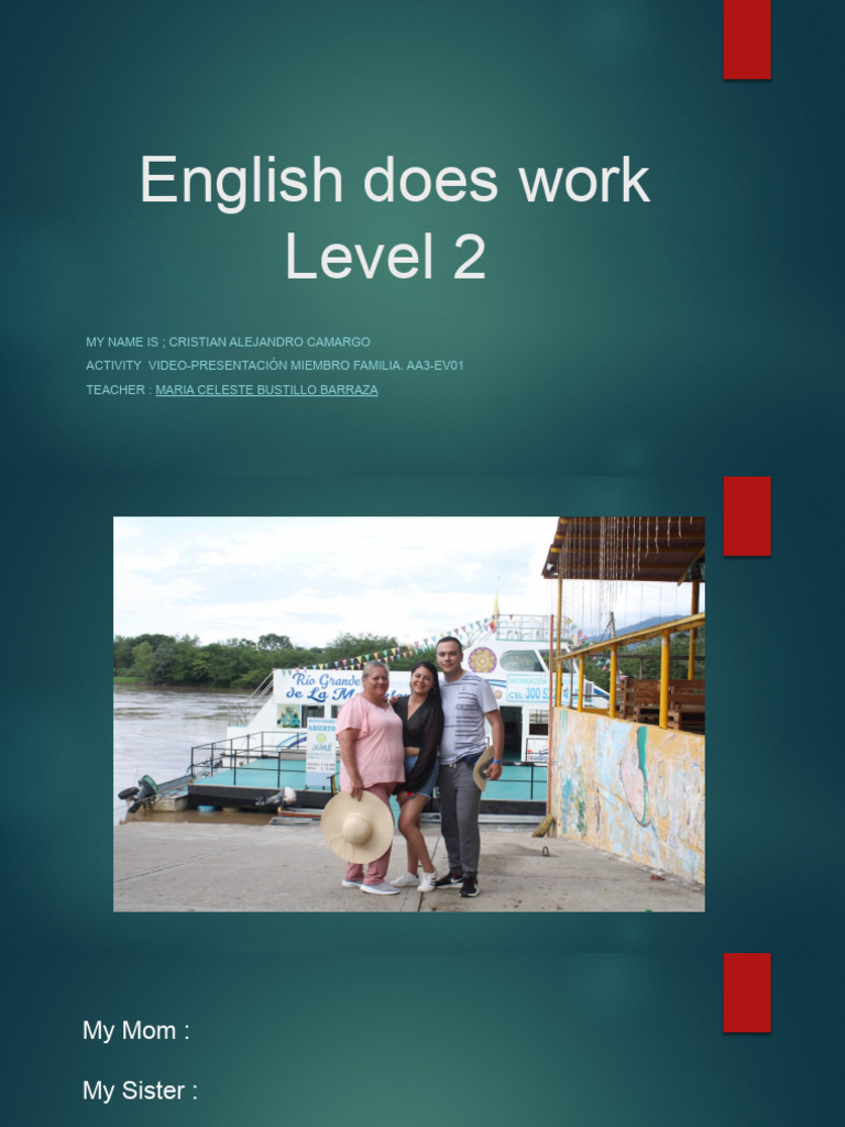 Video-Presentación Miembro Familia. AA3-EV01. | PDF