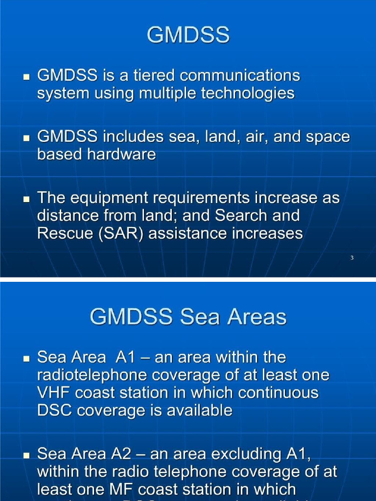 GMDSS Presentation | PDF