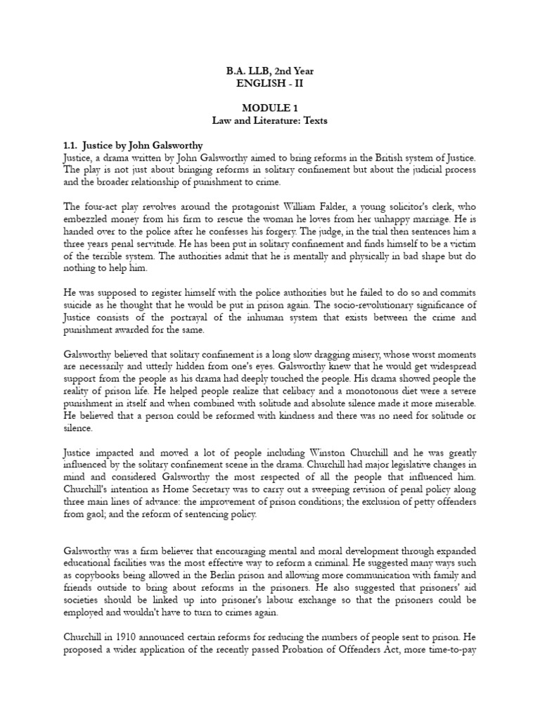 English Compendium | PDF | Prison | Justice