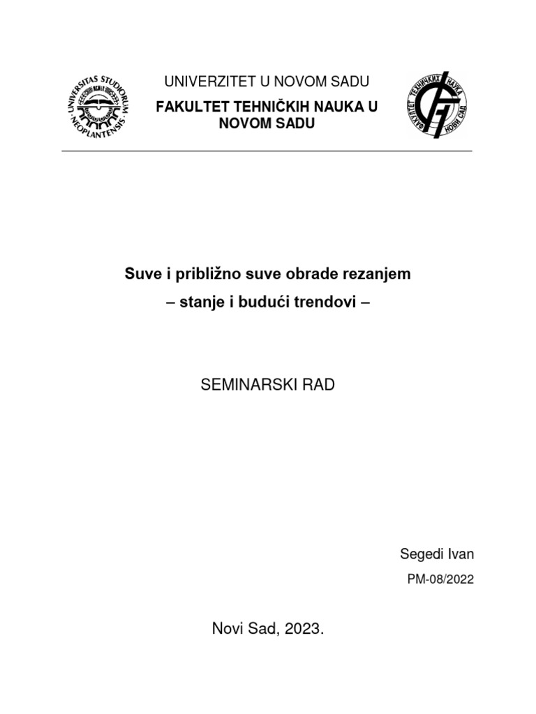 Suve I Približno Suve Obrade.1 | PDF
