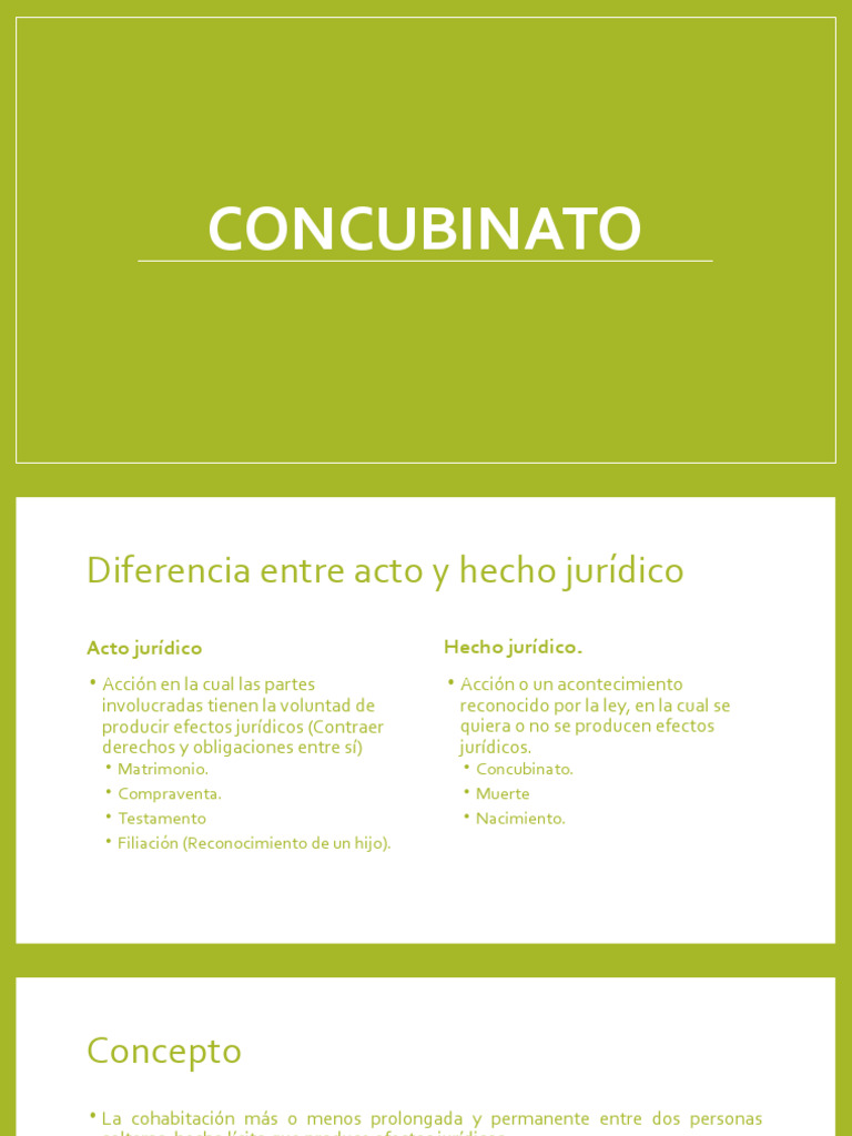Concubinato | PDF | Matrimonio | Matrimonio, Sindicatos Y Alianzas