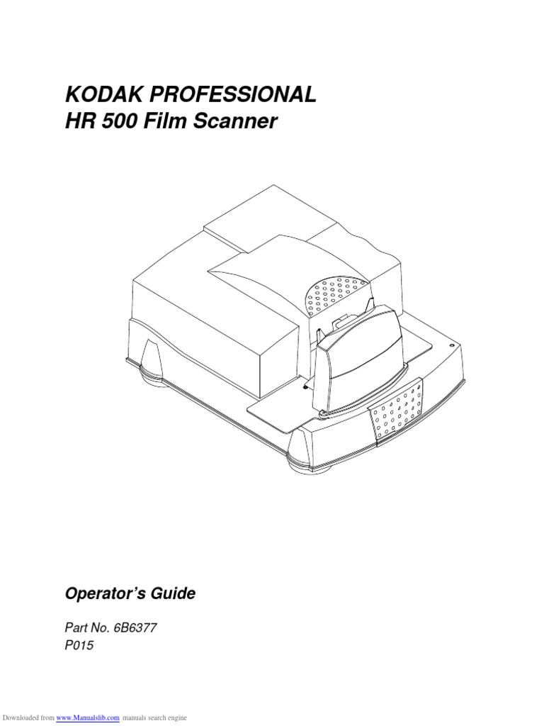 HR 500 | PDF | Charge Coupled Device | Image Scanner