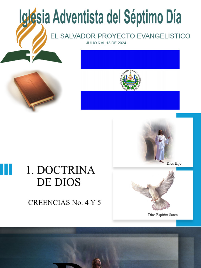 3.creencias No. 4 y 5 Doctrina de Dios | PDF | Cristo (título) | espíritu Santo