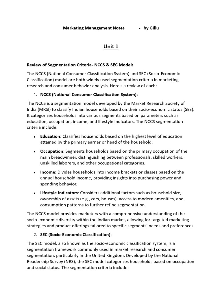 Marketing Management Notes | PDF | Brand | Strategic Management