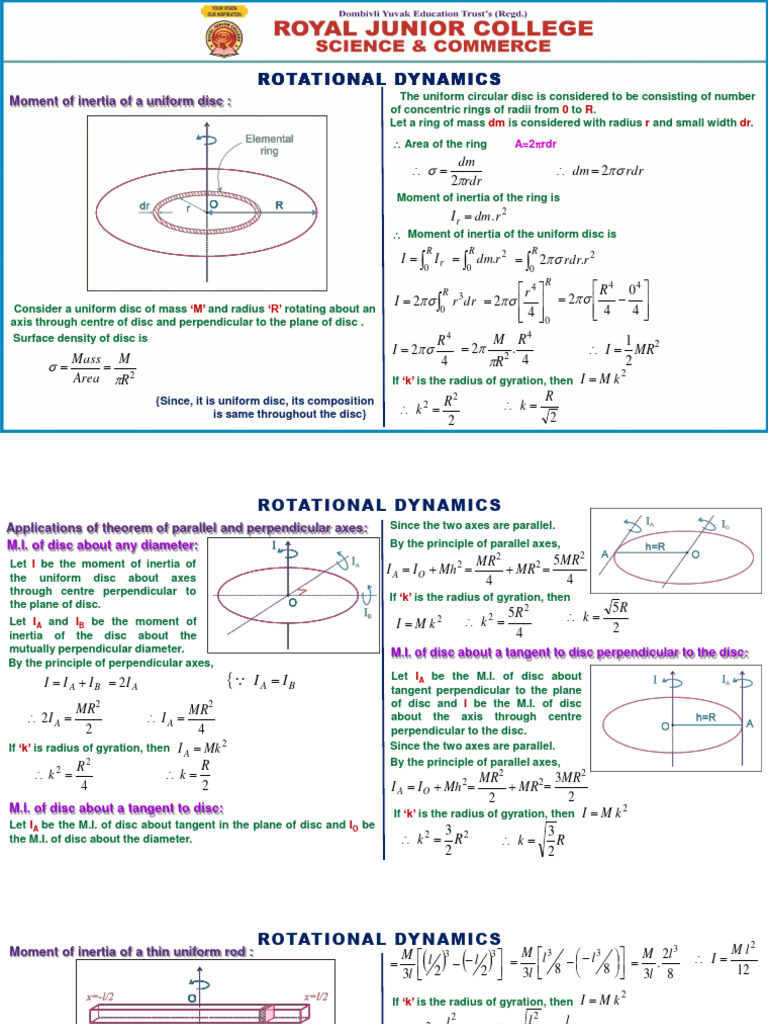 Rotational Dynamics-II D | Download Free PDF | Rotation | Classical Mechanics