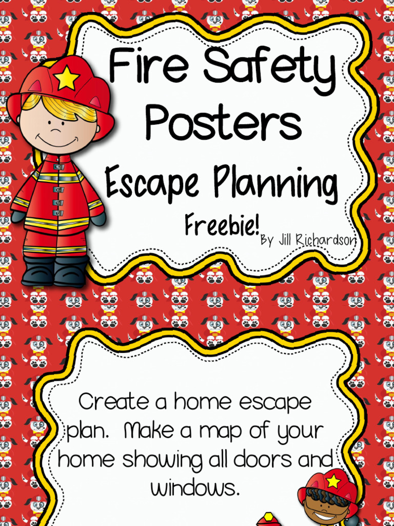 Fire Safety Posters: Escape Planning | PDF | Monopoly (Economics ...