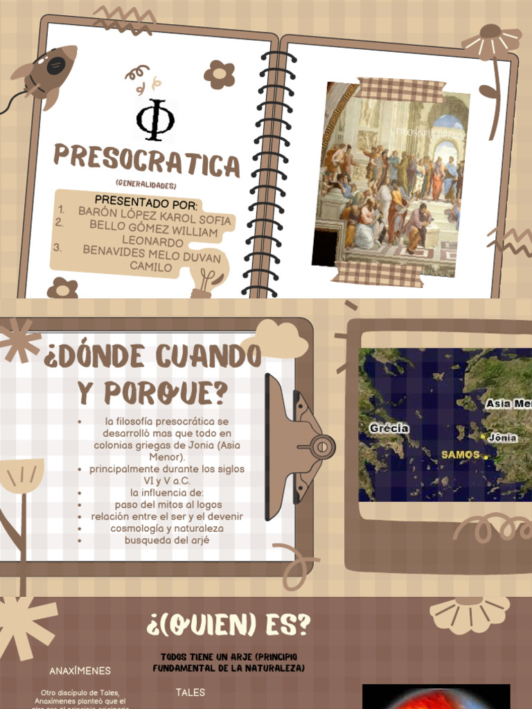 Filosofia Presocratica Generalidades | PDF | Metafísica | Filosofía ...